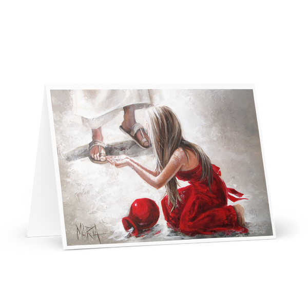 The Alabaster Flask I | Greeting Card - House of Maria