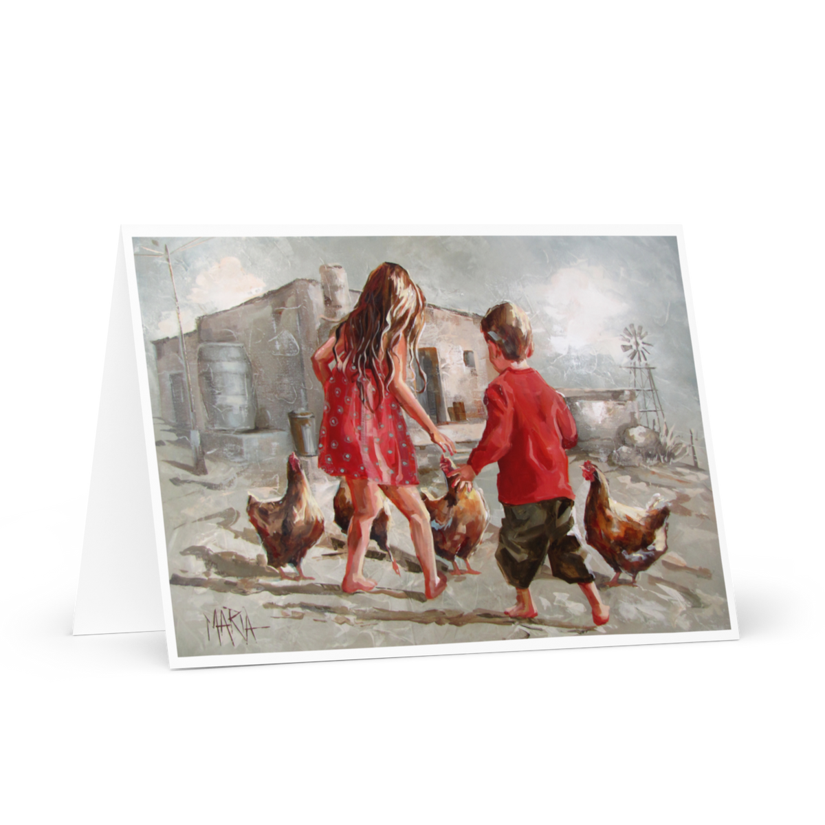 Chicken Dance Greeting Card House Of Maria